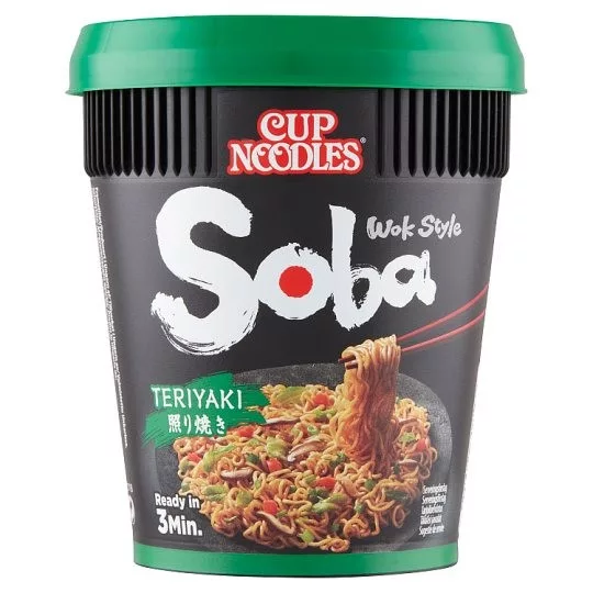 Nissin Cup Noodles Soba Instant Noodles with Teriyaki Flavou