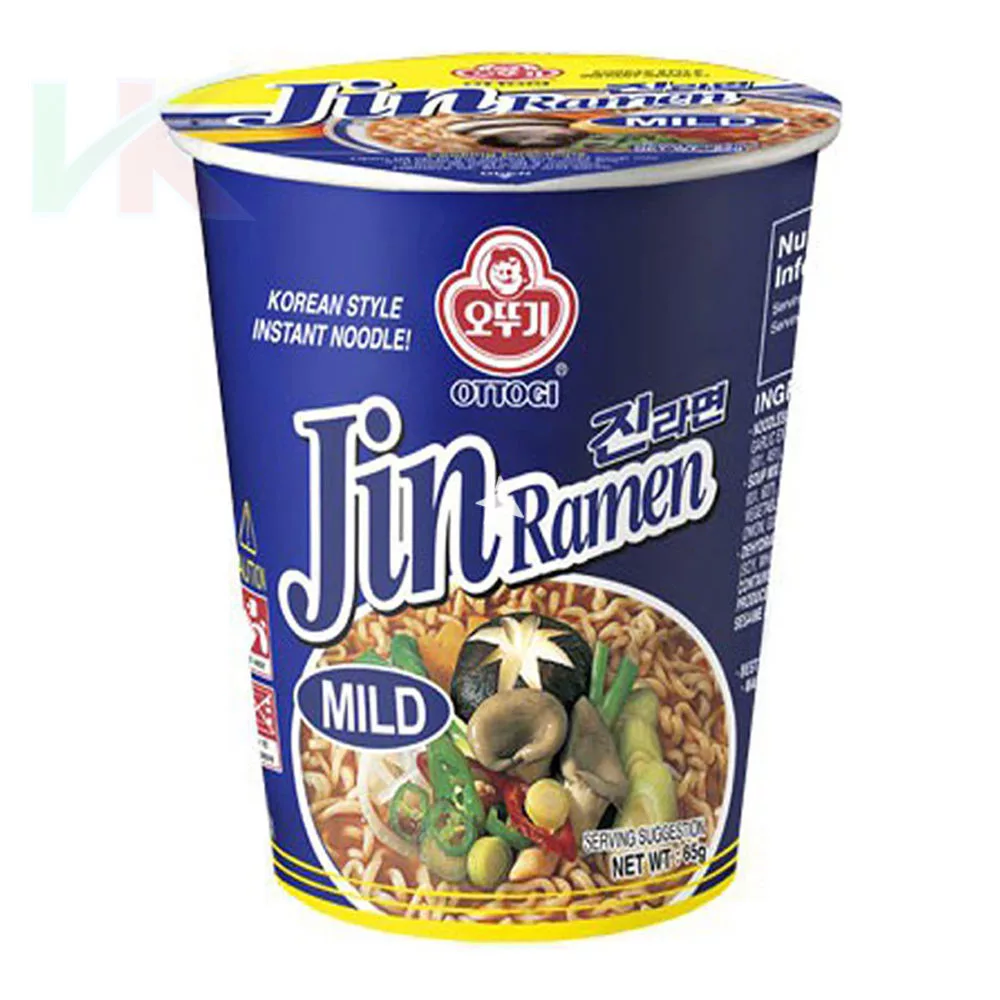 Ottogi Jin mild Tésztaleves Pohárban 65g - Vinkin diszkont